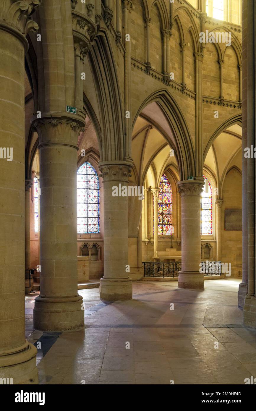 France, Manche, Cotentin Peninsula, Coutances, Notre Dame de Coutances ...