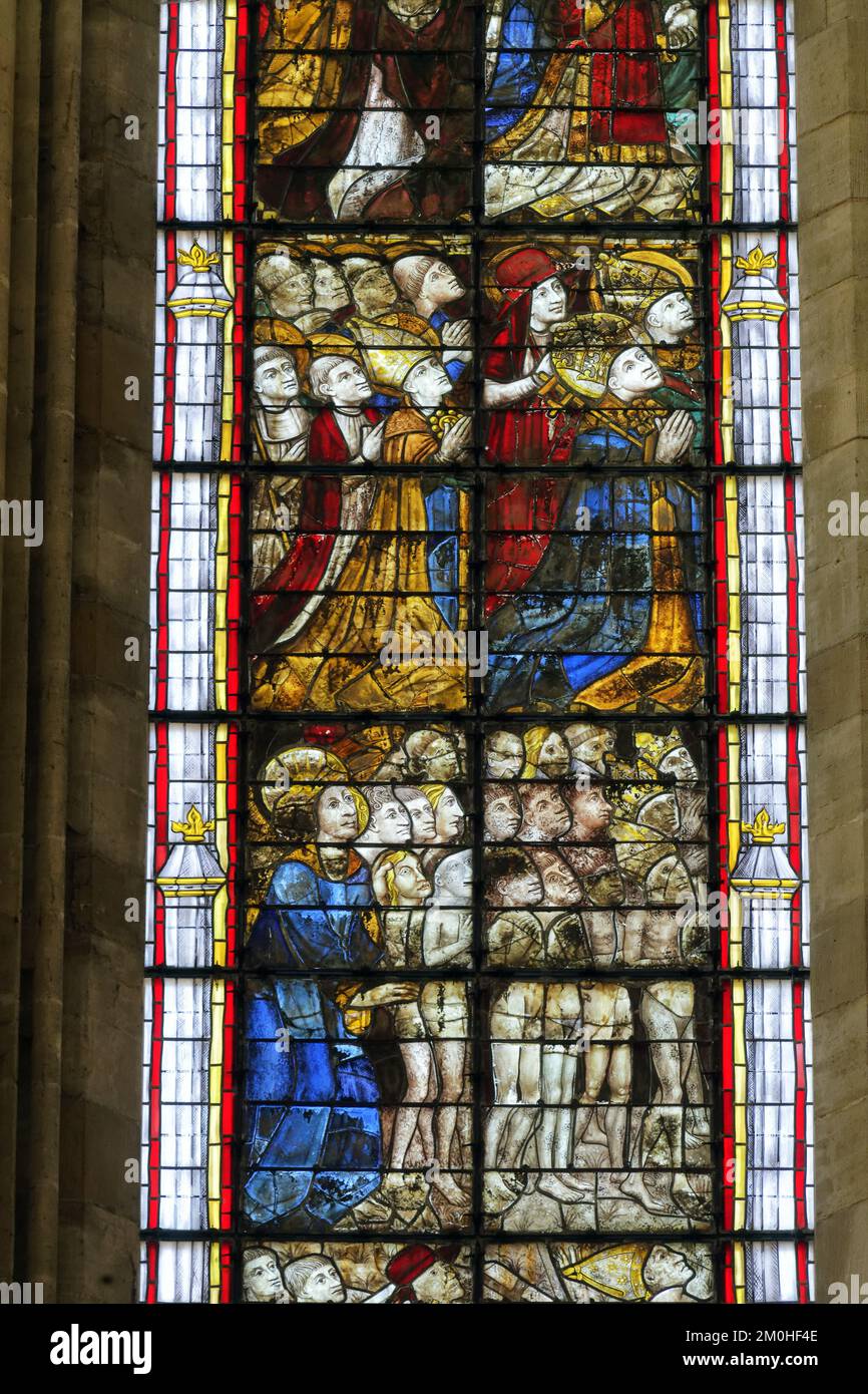France, Manche, Cotentin Peninsula, Coutances, Notre Dame de Coutances ...