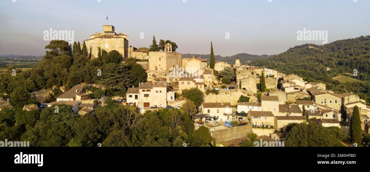 France, Vaucluse, Luberon Natural Regional Park, Ansouis, labelled Les ...