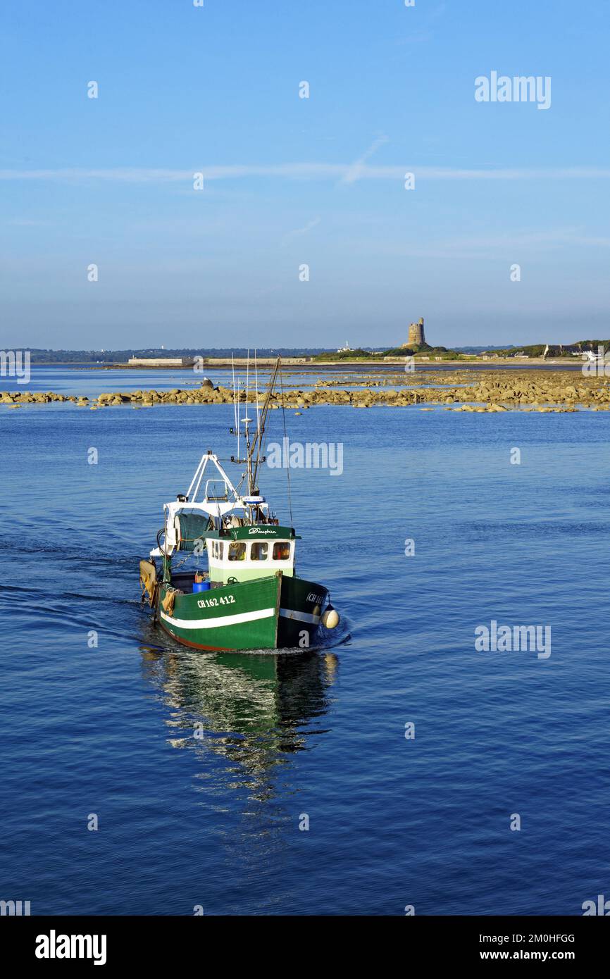 France, Manche, Cotentin, Val de Saire, Saint Vaast la Hougue, the ...