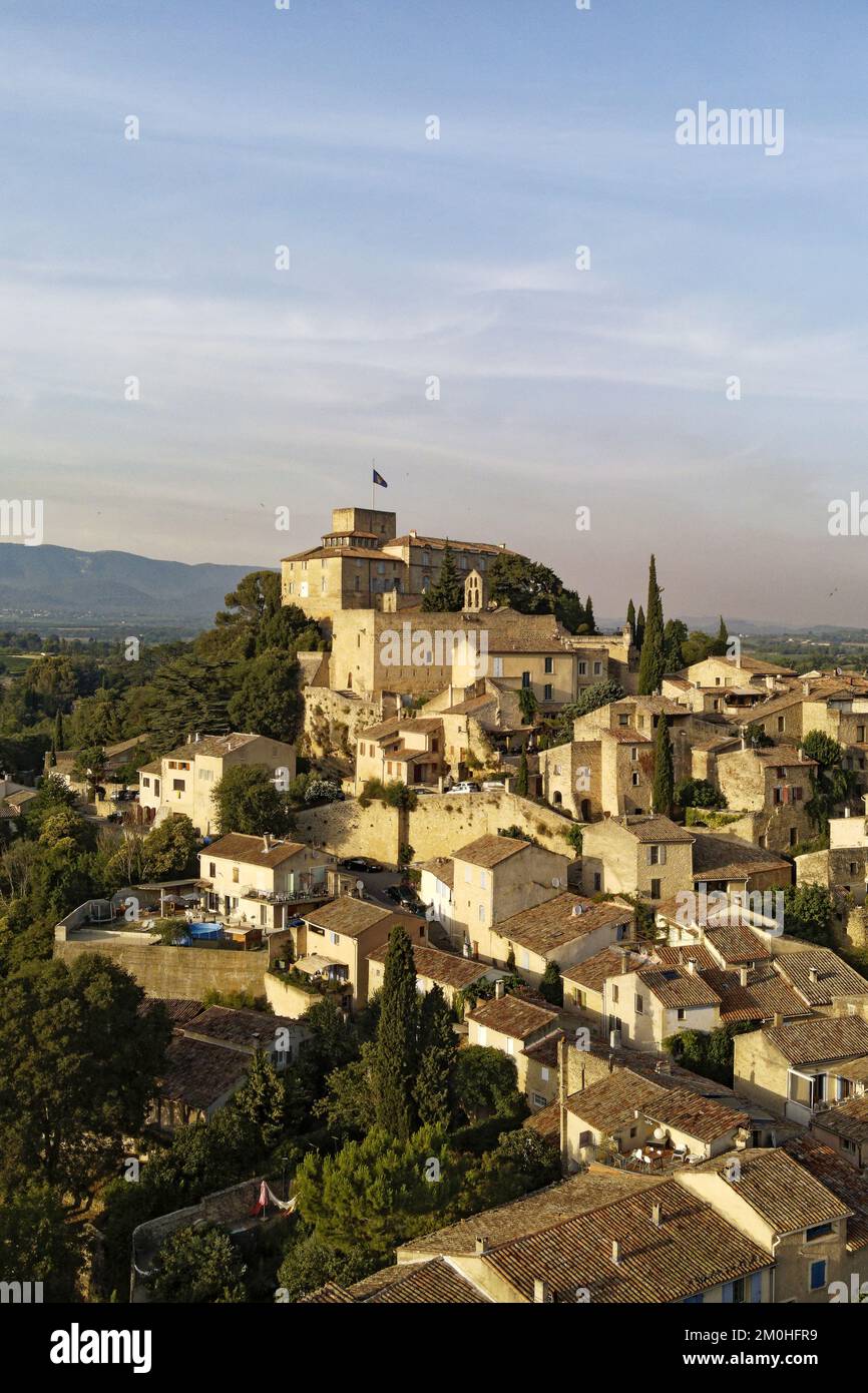 France, Vaucluse, Luberon Natural Regional Park, Ansouis, labelled Les ...