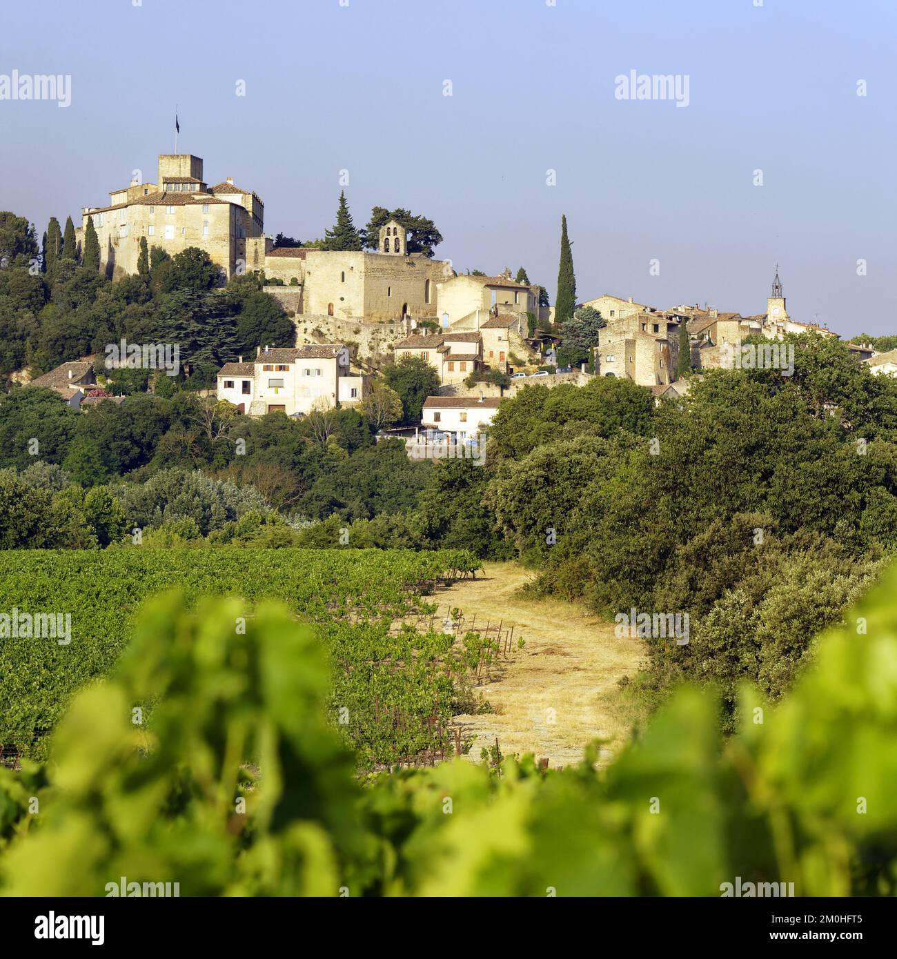 France, Vaucluse, Luberon Natural Regional Park, Ansouis, labelled Les ...