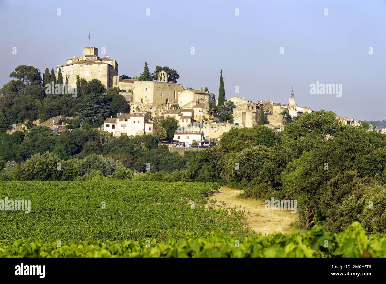 France, Vaucluse, Luberon Natural Regional Park, Ansouis, labelled Les ...
