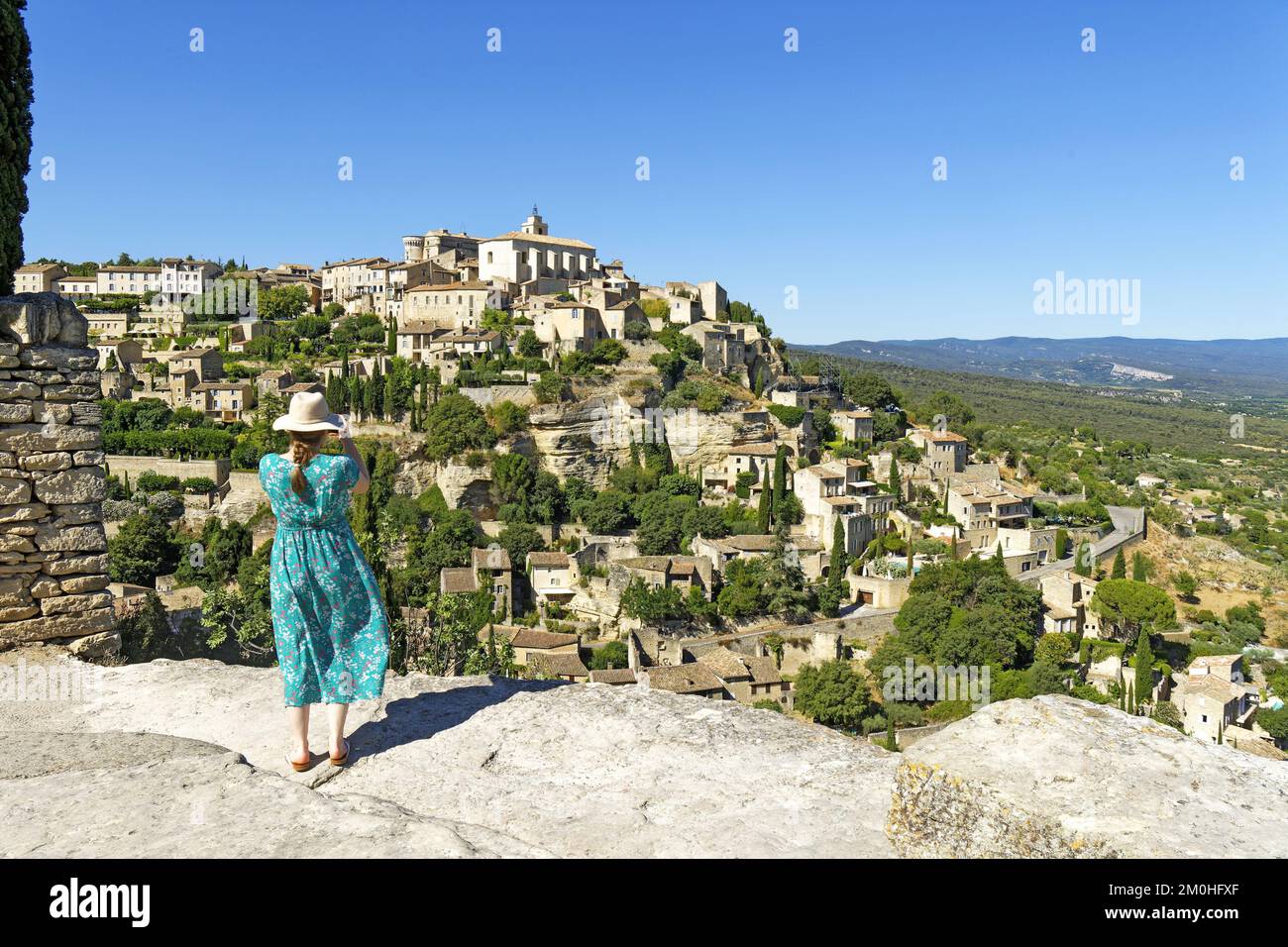 France, Vaucluse, Luberon regional natural park (parc naturel regional ...
