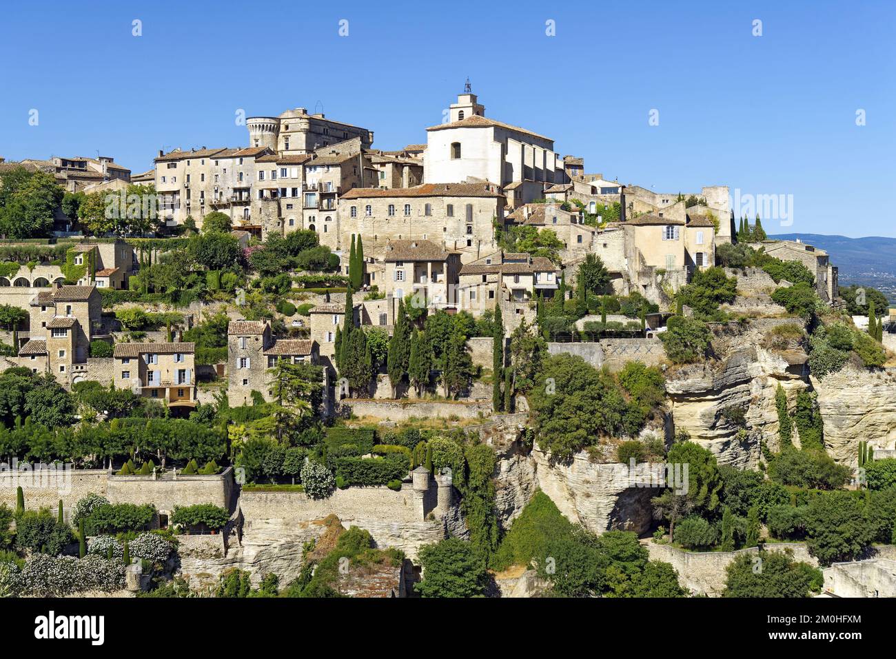 France, Vaucluse, Luberon regional natural park (parc naturel regional ...