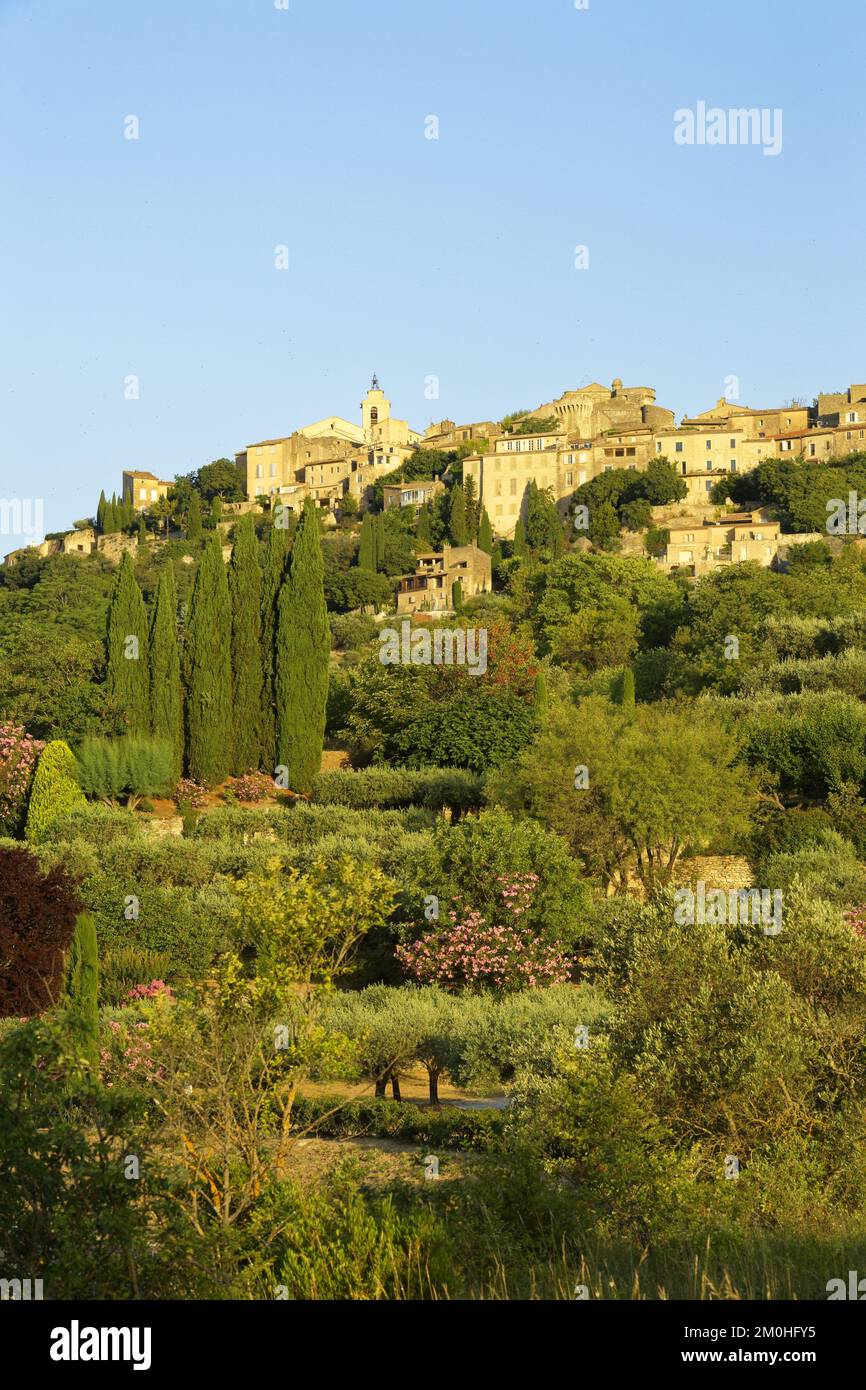 France, Vaucluse, Luberon regional natural park (parc naturel regional ...