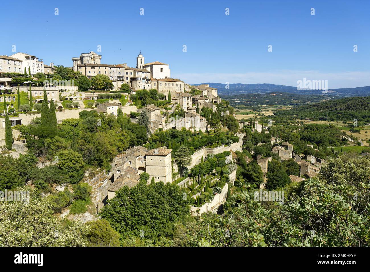 France, Vaucluse, Luberon regional natural park (parc naturel regional ...