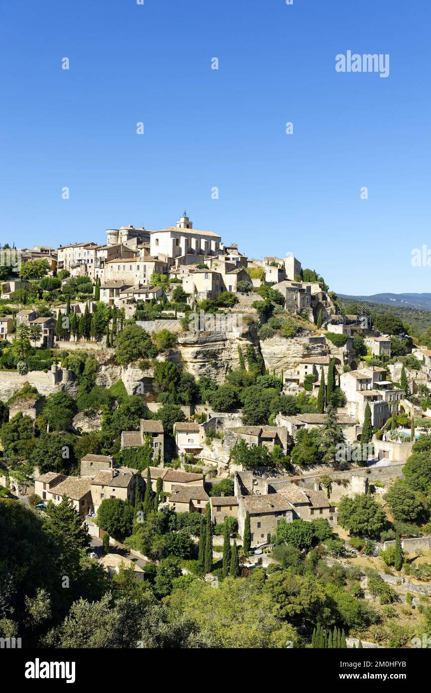 France, Vaucluse, Luberon regional natural park (parc naturel regional ...