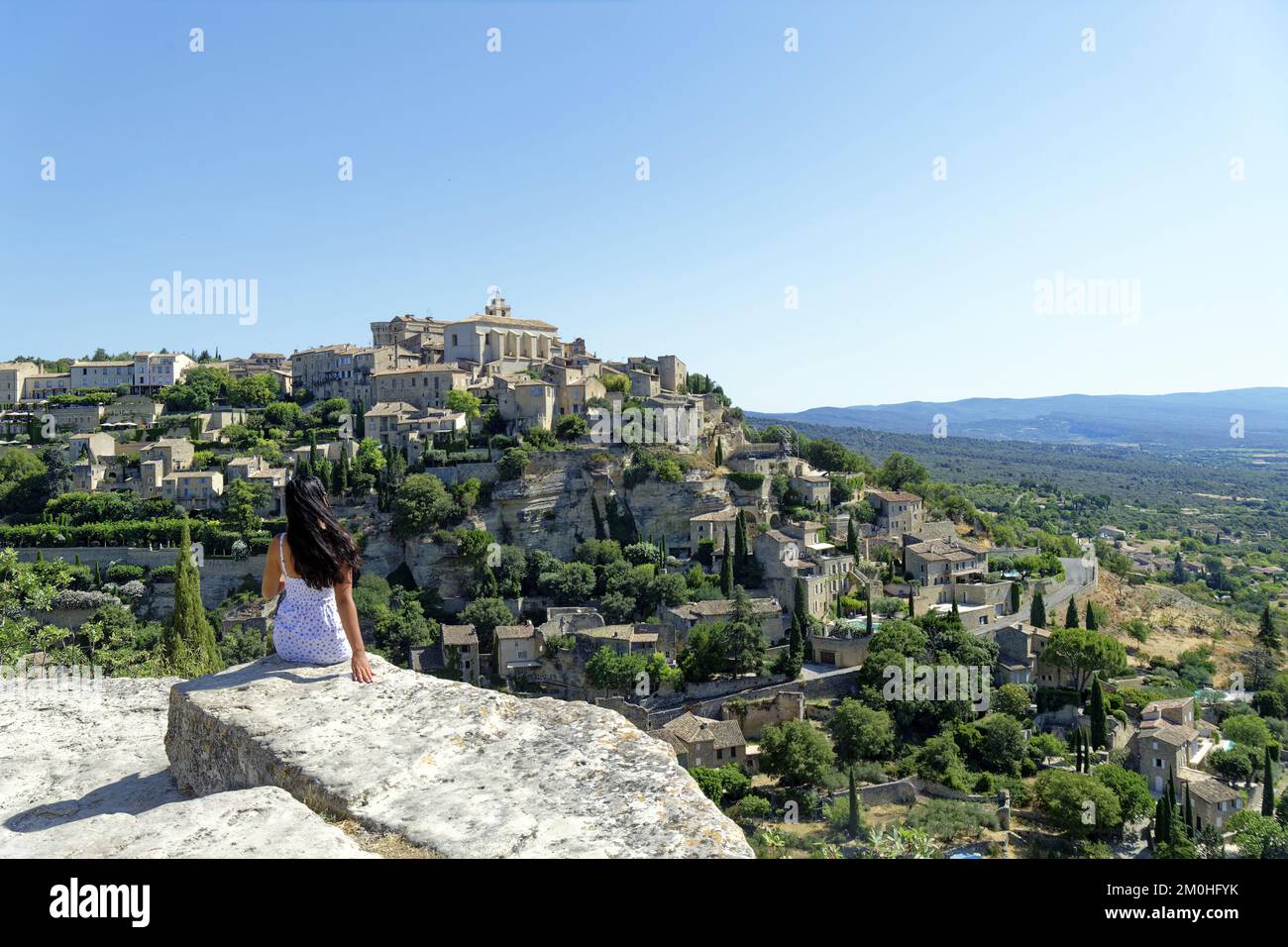 France, Vaucluse, Luberon regional natural park (parc naturel regional ...