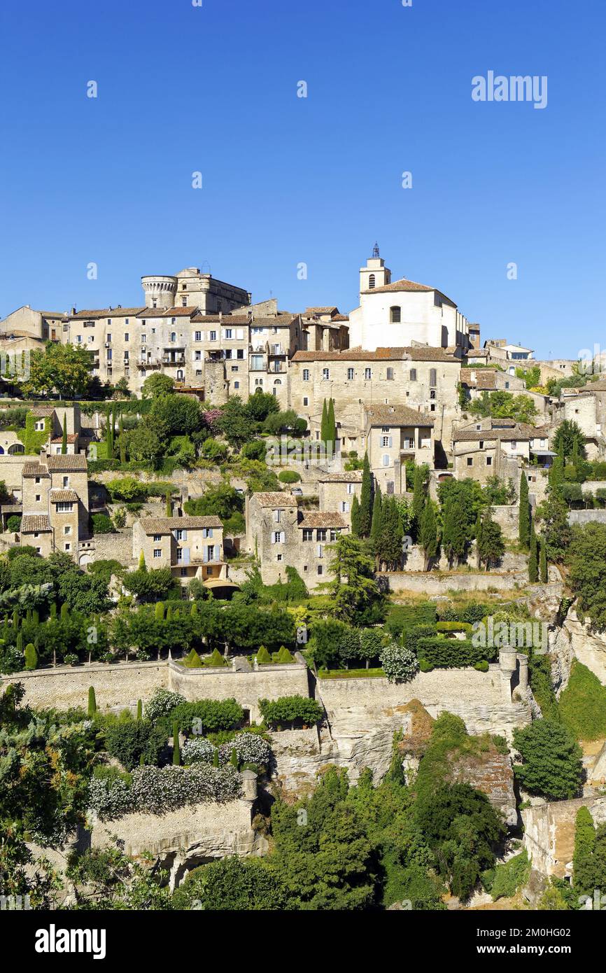 France, Vaucluse, Luberon regional natural park (parc naturel regional ...