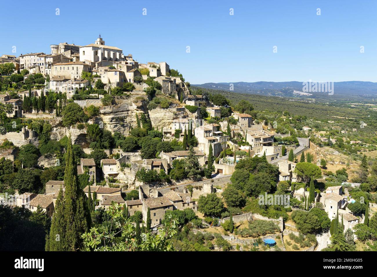 France, Vaucluse, Luberon regional natural park (parc naturel regional ...