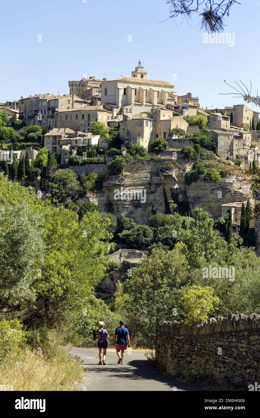 France, Vaucluse, Luberon regional natural park (parc naturel regional ...