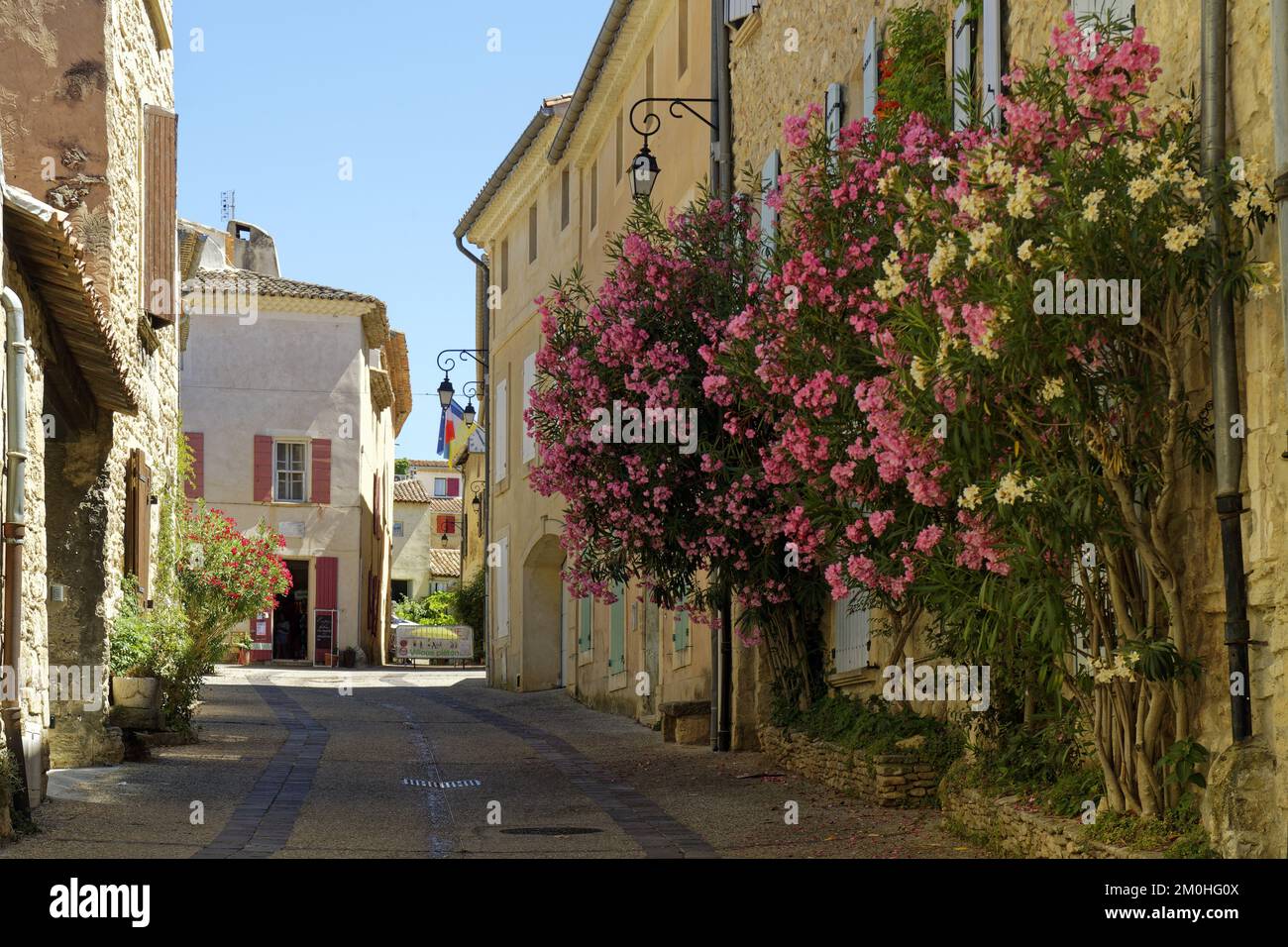 France, Vaucluse, Venasque, labelled Les Plus Beaux Villages de France ...