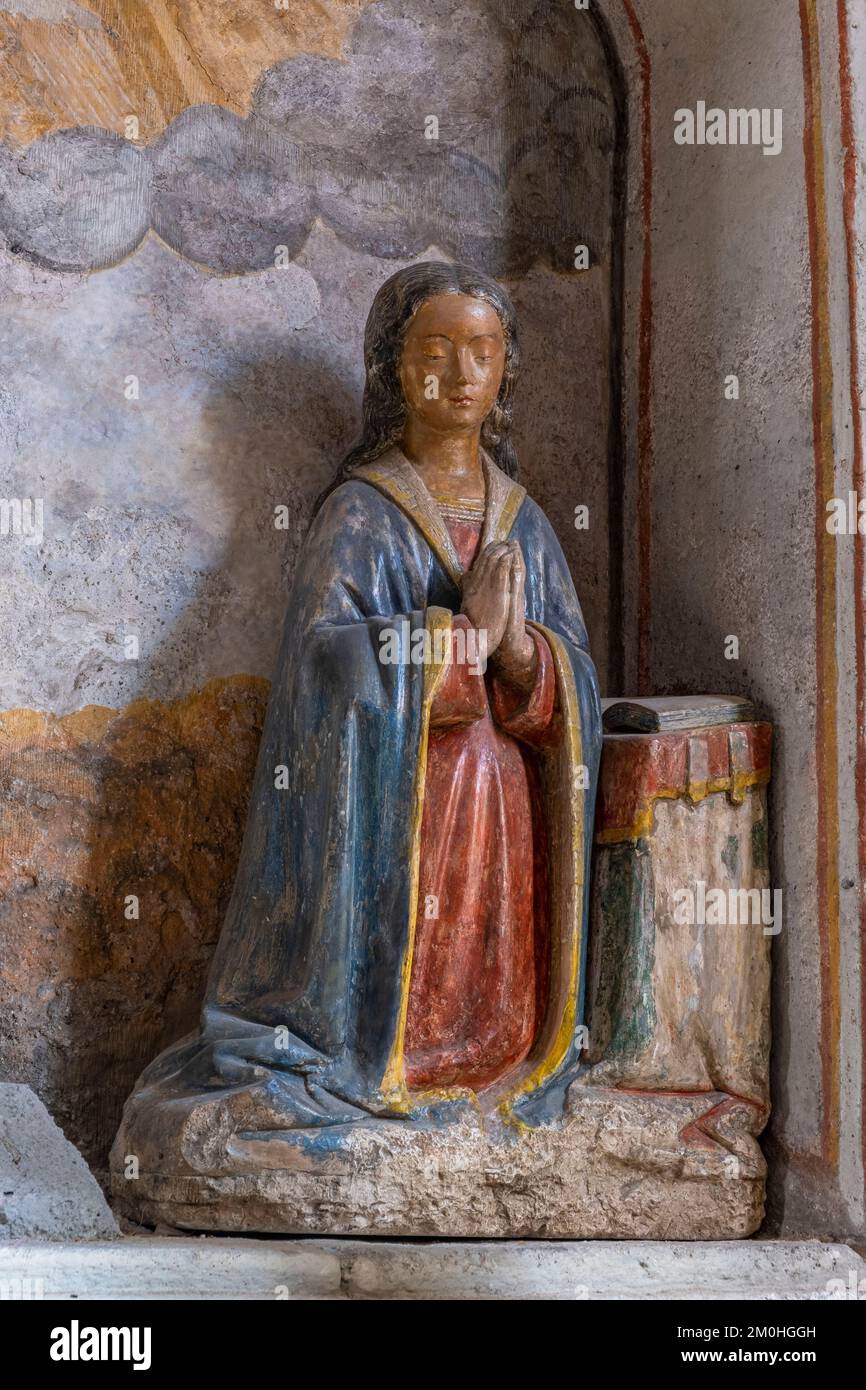 France, Cantal, Marcoles, labelled Petites Cites de Caractere, Saint ...