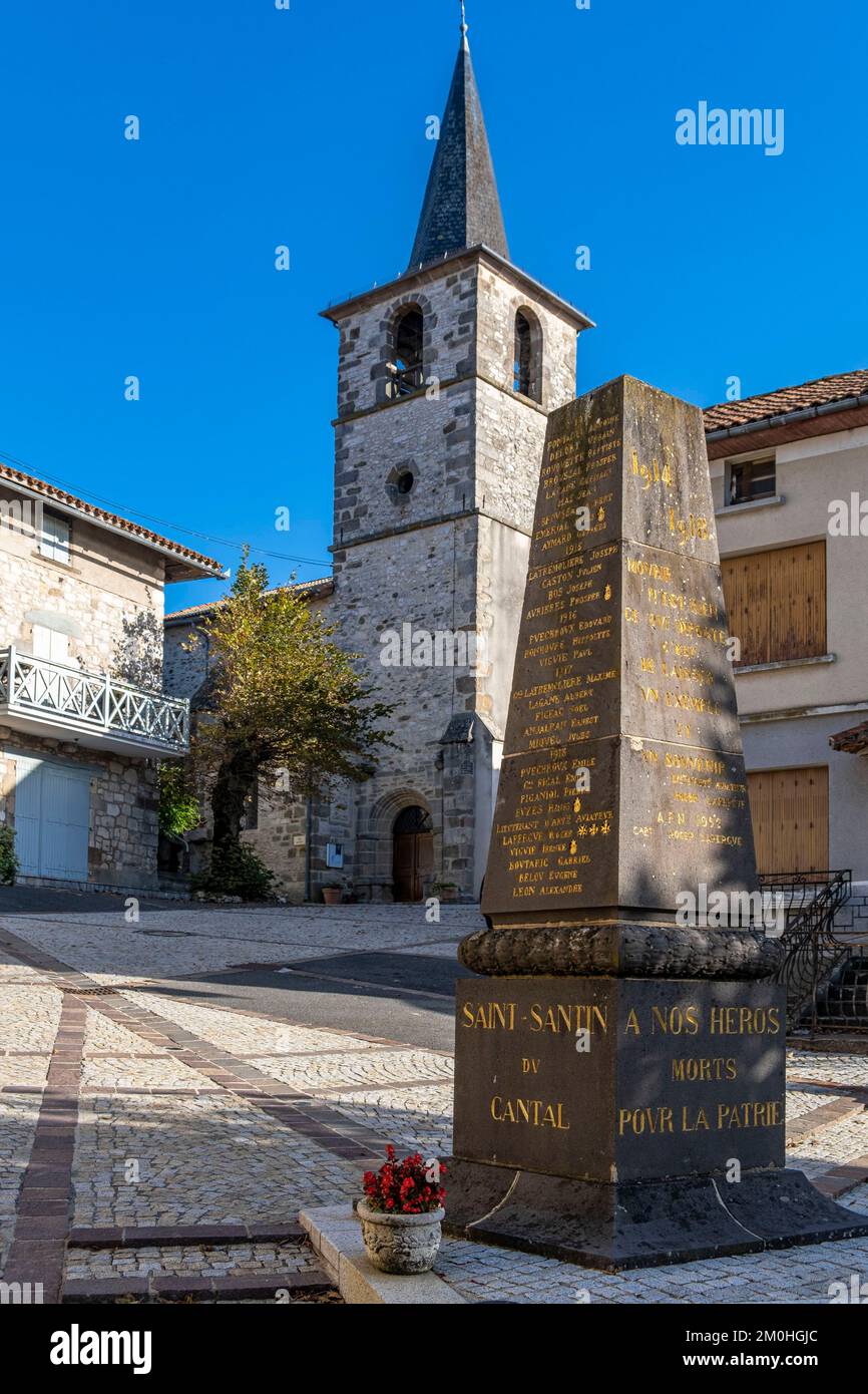 France Cantal Saint Santin De Maurs Et Saint Santin The Village