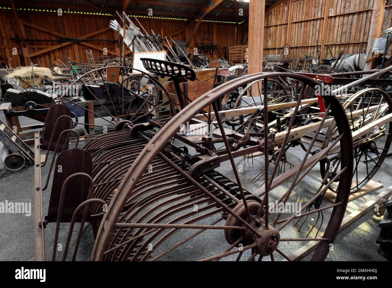 France, Territoire de Belfort, Botans, agricultural museum, farmhouse ...