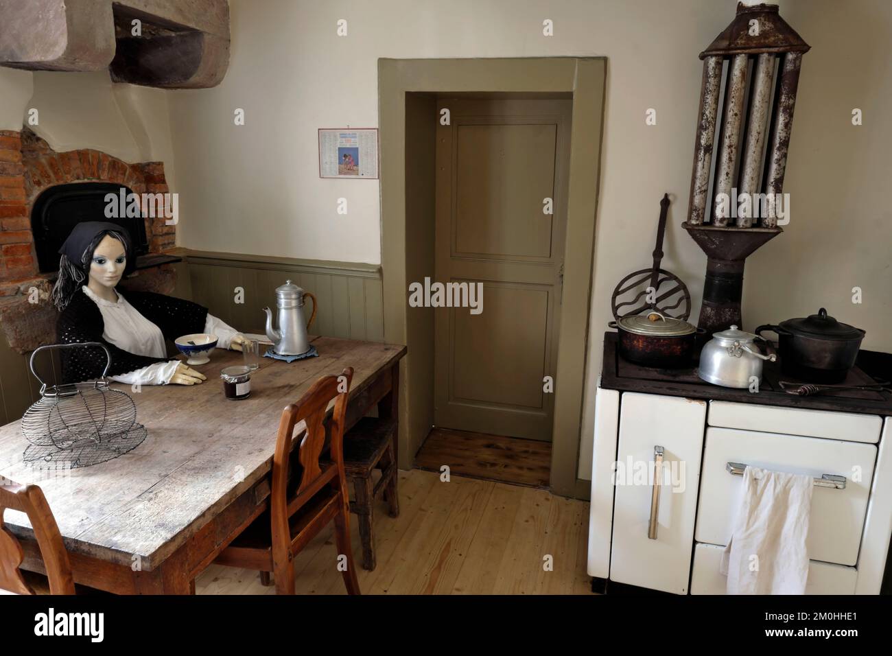 France, Territoire de Belfort, Botans, agricultural museum, farmhouse ...