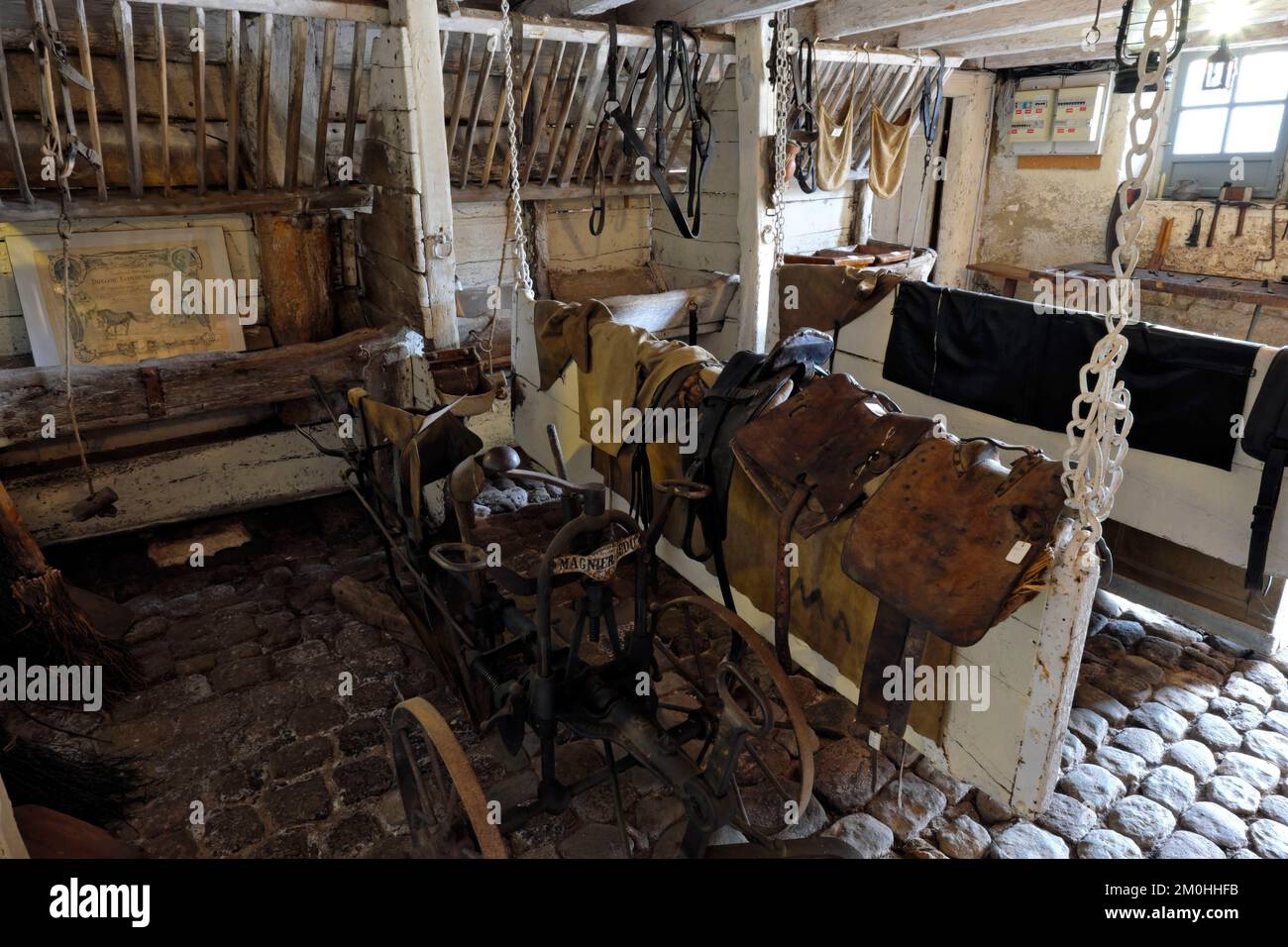 France, Territoire de Belfort, Botans, agricultural museum, farmhouse ...