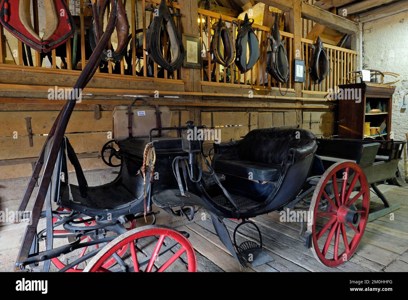 France, Territoire de Belfort, Botans, agricultural museum, farmhouse ...