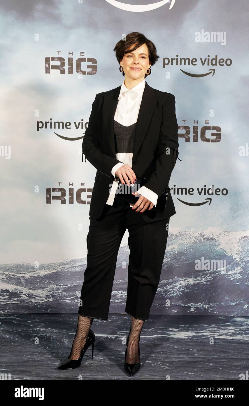 Emily Hampshire arrives at The Rig world premiere at Everyman Edinburgh ...
