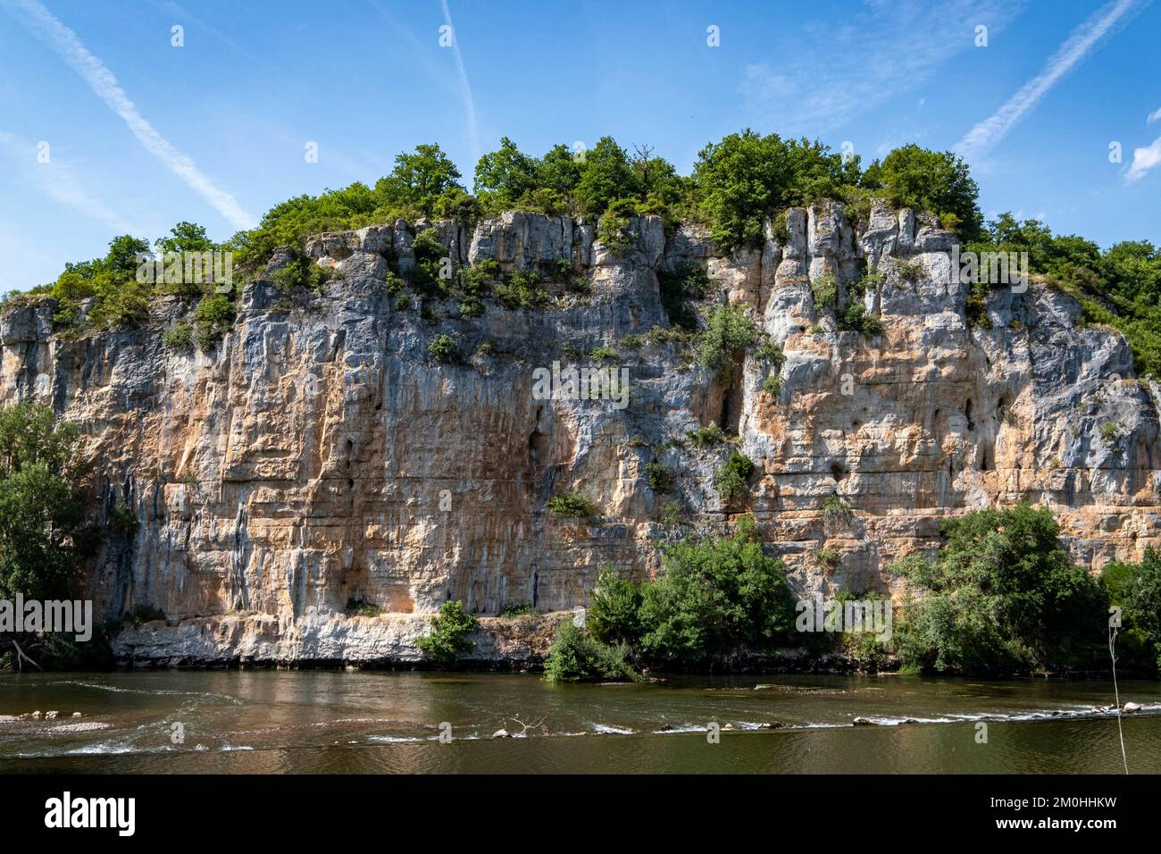 France, Lot, Lot valley, towards Bouzies Stock Photo - Alamy