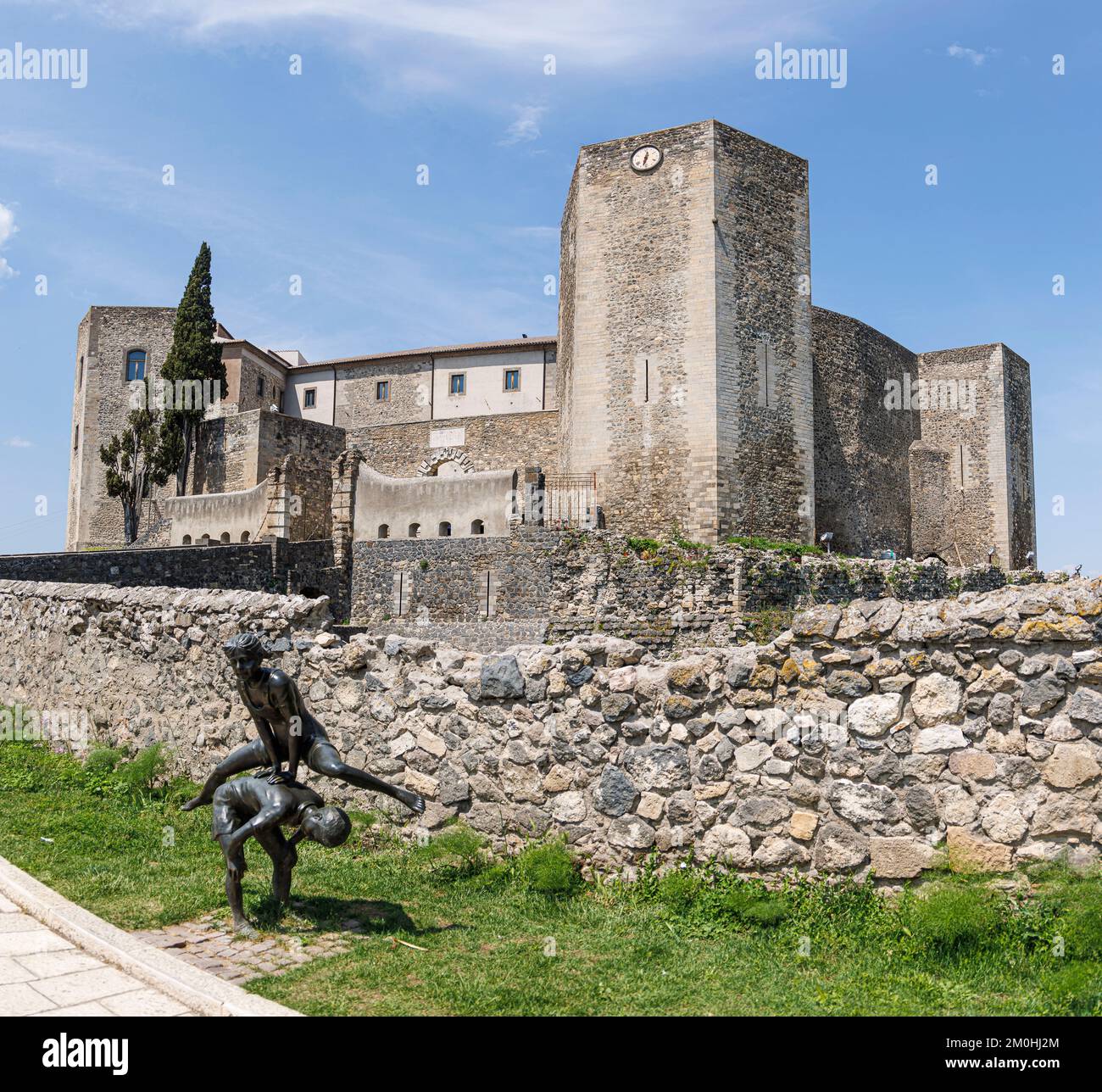 Italy, Basilicata, Melfi, the castle Stock Photo - Alamy