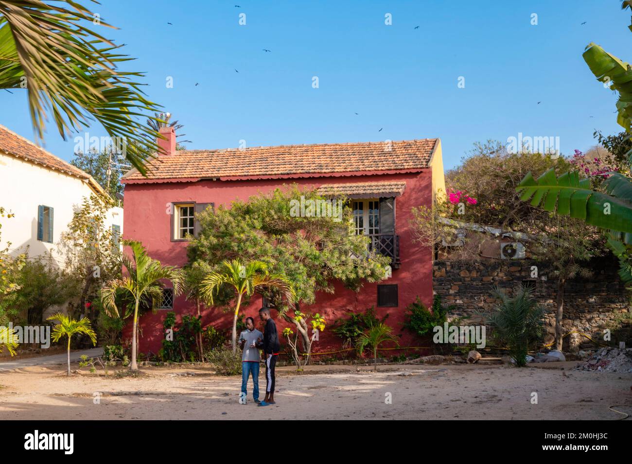Senegal, Dakar, Gor?e island, listed as World Heritage by UNESCO, men ...