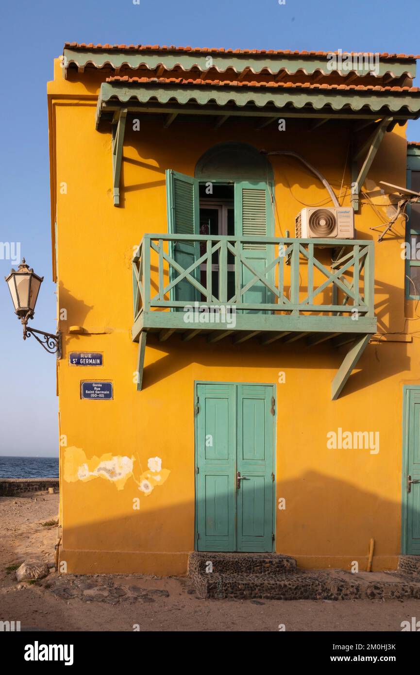 Senegal, Dakar, Gor?e island, listed as World Heritage by UNESCO ...