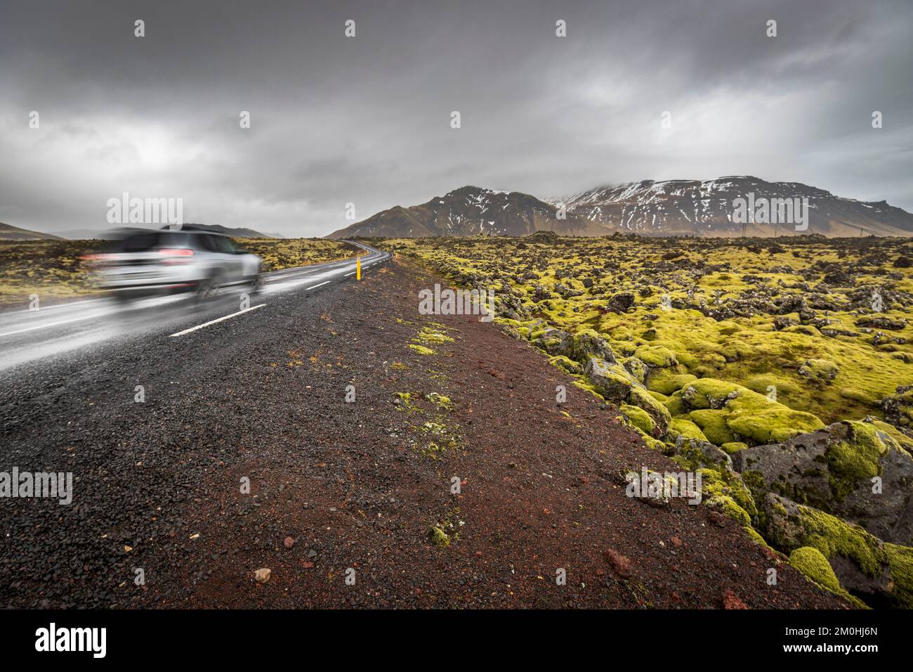 Iceland, Vesturland, Sn?fellsnes peninsula, road 54 towards Grundarfj?r ...