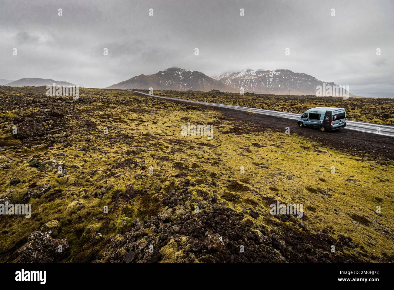 Iceland, Vesturland, Sn?fellsnes peninsula, road 54 towards Grundarfj?r ...