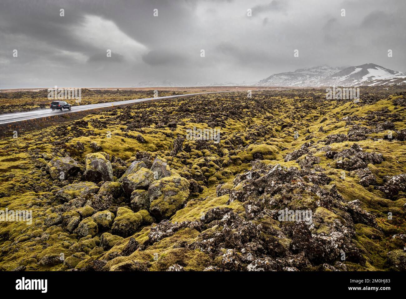 Iceland, Vesturland, Sn?fellsnes peninsula, road 54 towards Grundarfj?r ...