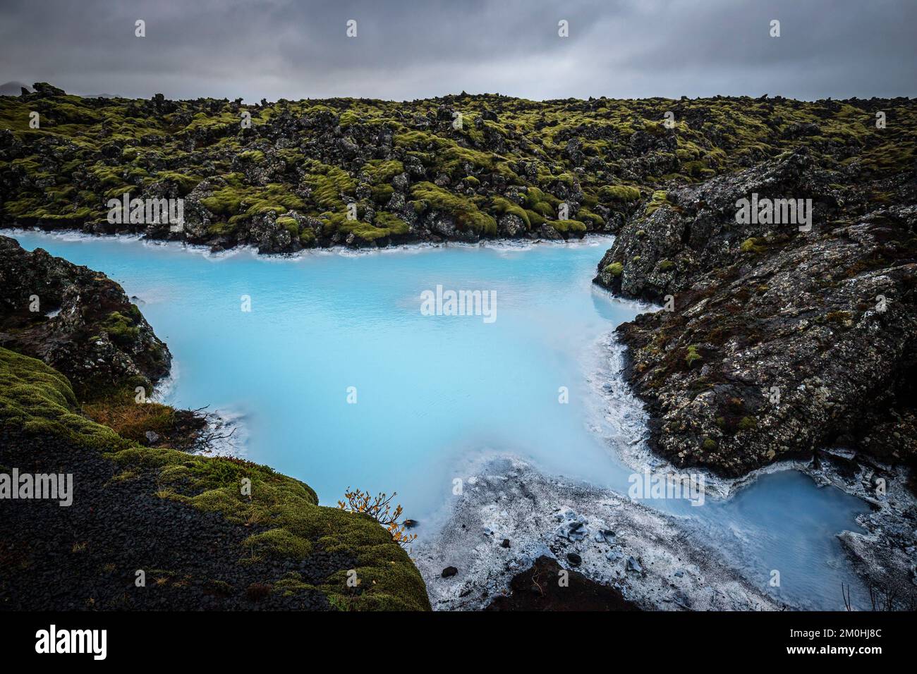 Iceland Sudurnes Region Grindavik Reykjanes Peninsula The Blue