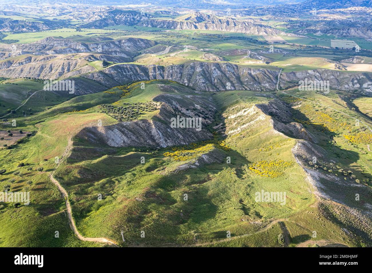 Hills aerial view hi-res stock photography and images - Alamy