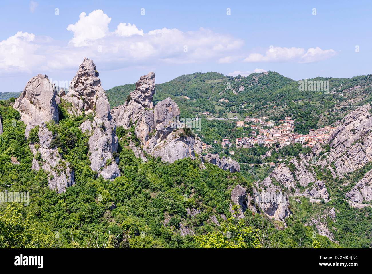 Basilicata castelmezzano hi-res stock photography and images - Alamy