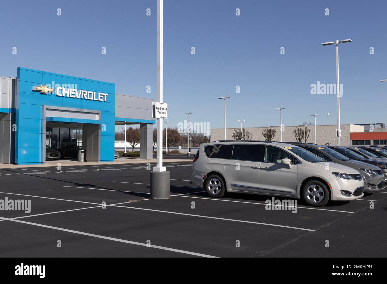 Indianapolis - Circa December 2022: Chevrolet used car display at a ...