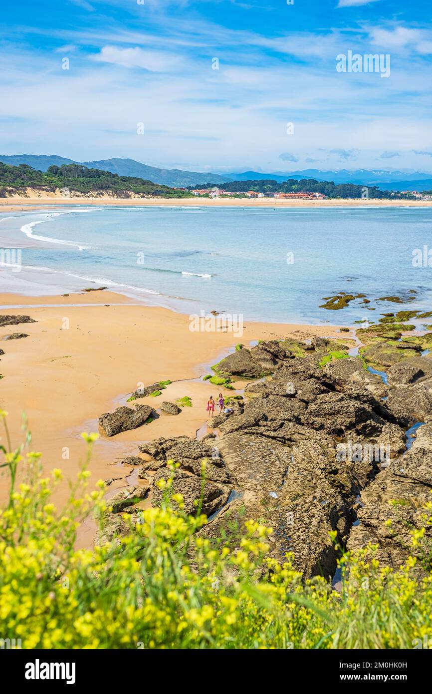 Spain, province of Cantabria, Ribamontan al Mar, Camino del Norte ...