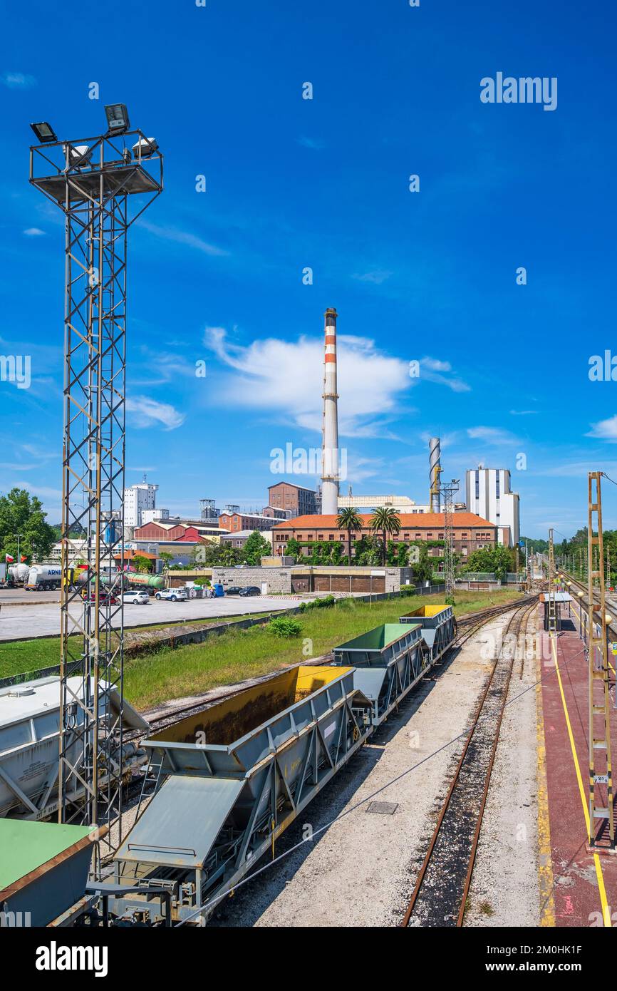 Spain, province of Cantabria, Barreda, town on the Camino del Norte ...