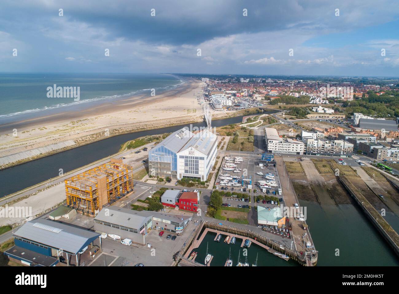 France, Nord, Dunkirk, Grand Large district, FRAC Nord Pas De Calais by ...