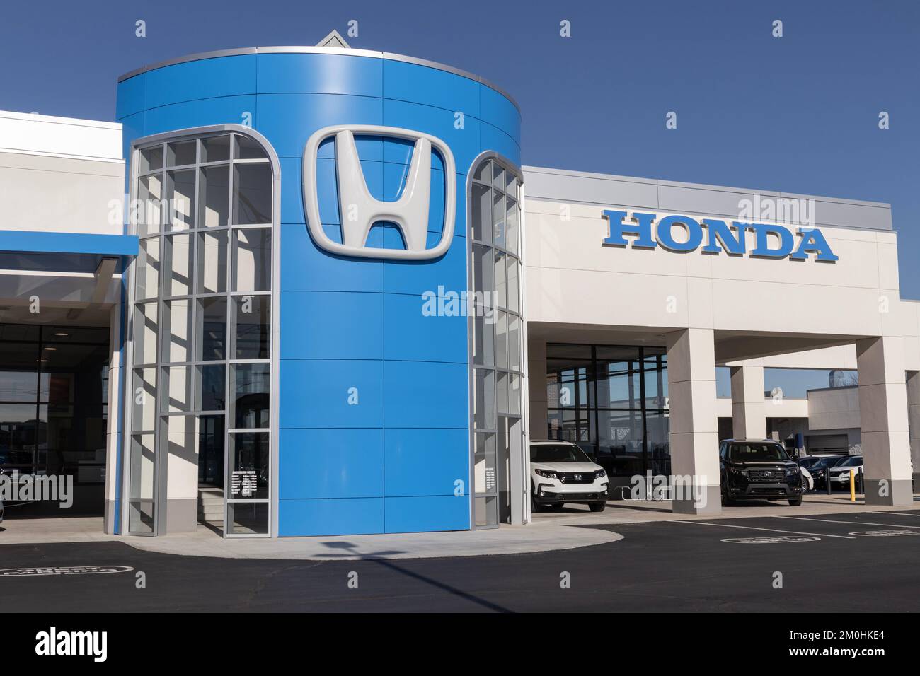 Indianapolis - Circa December 2022: Honda car and SUV dealership. Honda ...