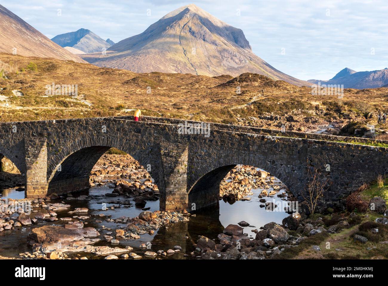 United Kingdom, Scotland, Highlands, Isle of Skye, Sligachan, River ...