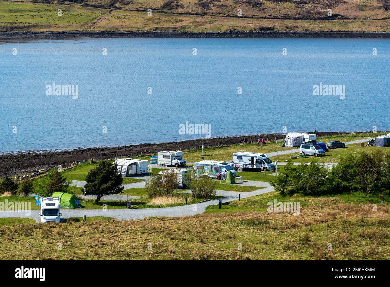 United Kingdom, Scotland, Highlands, Isle of Skye, Arnisort, Portree ...
