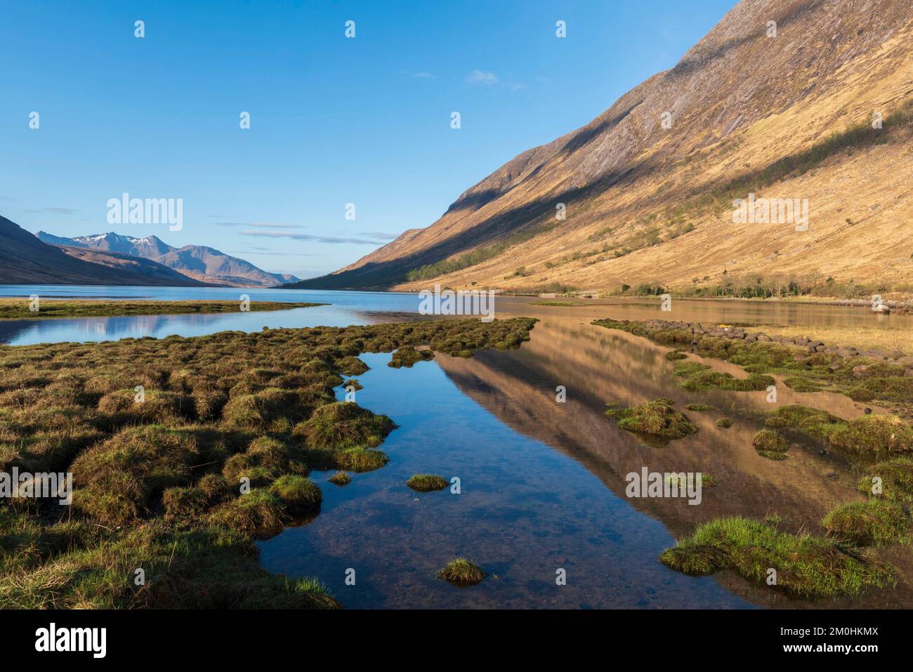United Kingdom, Scotland, Highlands, Argyll and Bute, Glen Etive Valley ...