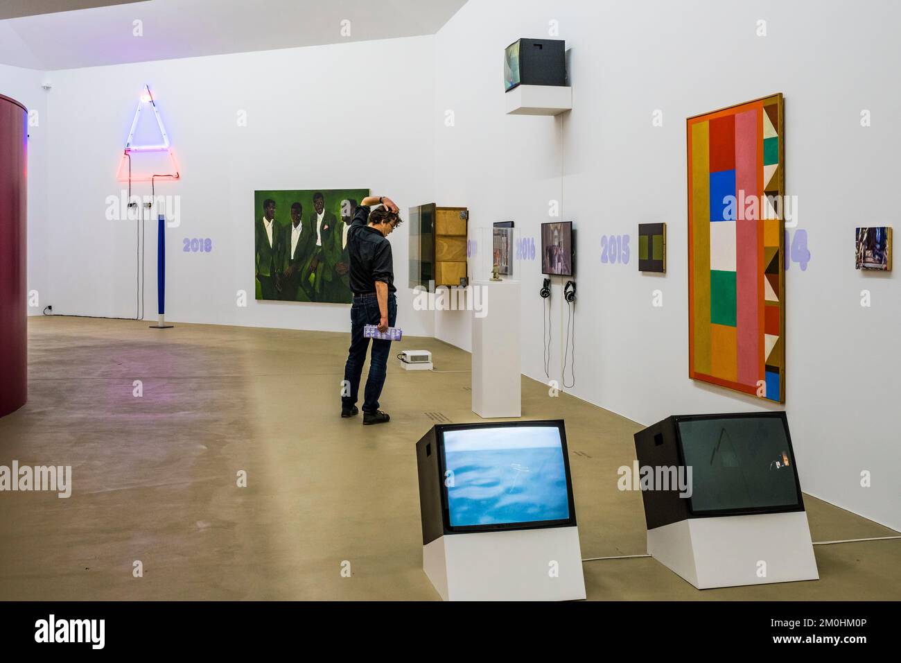 Switzerland, Basel, the Kunstmuseum Basel Gegenwart (contemporary art ...