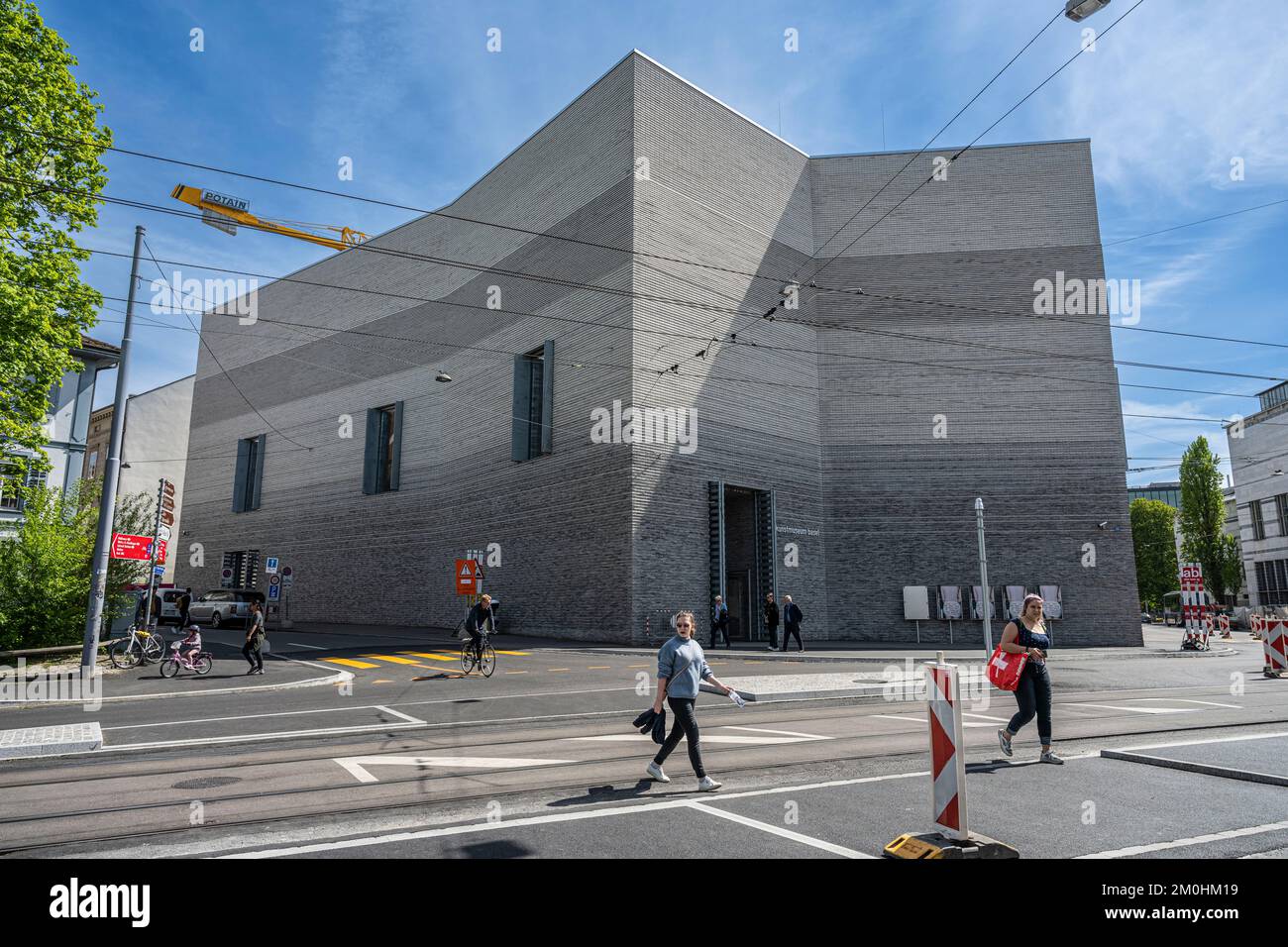 Switzerland, Basel, the Kunstmuseum Basel (art museum) Neubau by the ...