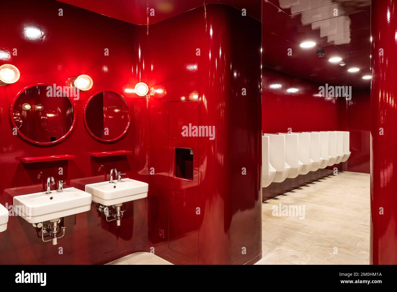 Switzerland, Basel, the concert hall Stadtcasino Basel restructured by ...