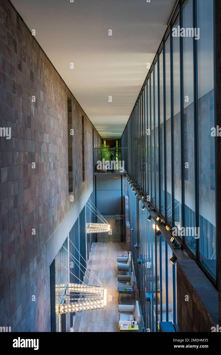 Switzerland, Basel, Riehen, Beyeler Foundation by architect Renzo Piano ...