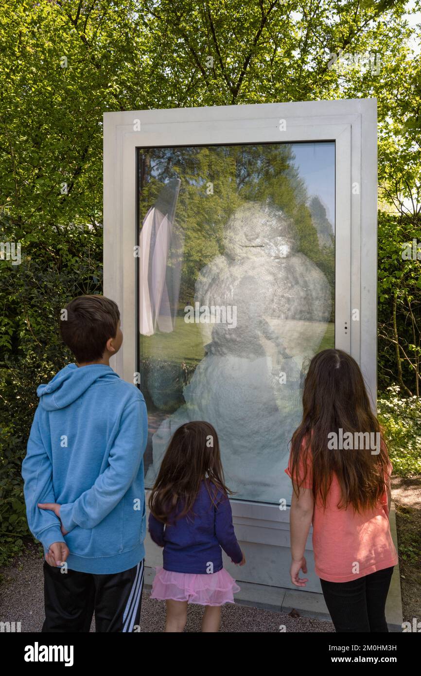 Switzerland, Basel, Riehen, Beyeler Foundation, Snowman (1990-2016) by ...