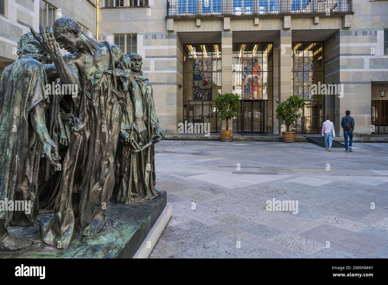 Switzerland, Basel, the Kunstmuseum Basel Hauptbau (Art Museum) from ...