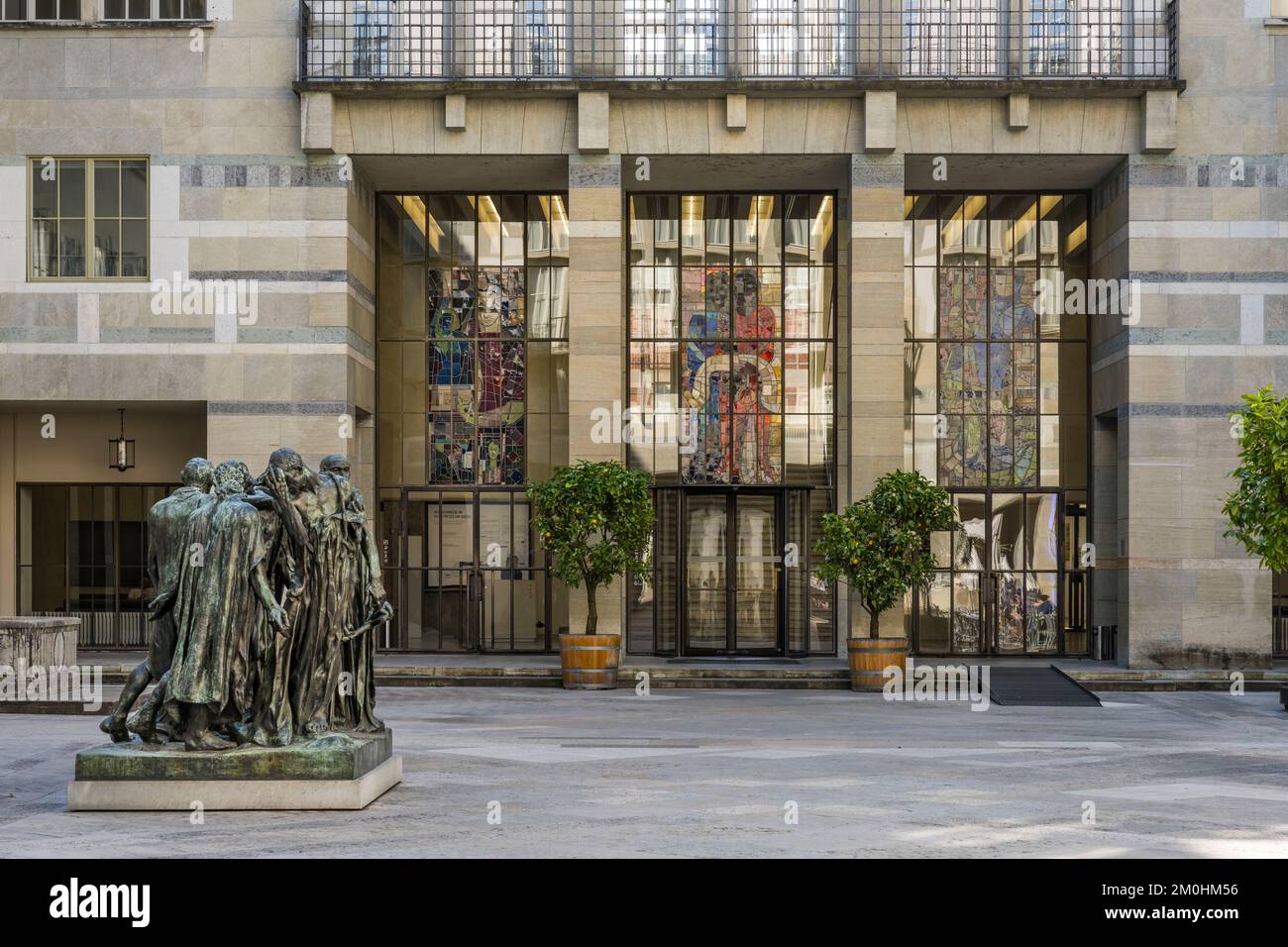 Switzerland, Basel, the Kunstmuseum Basel Hauptbau (Art Museum) from ...