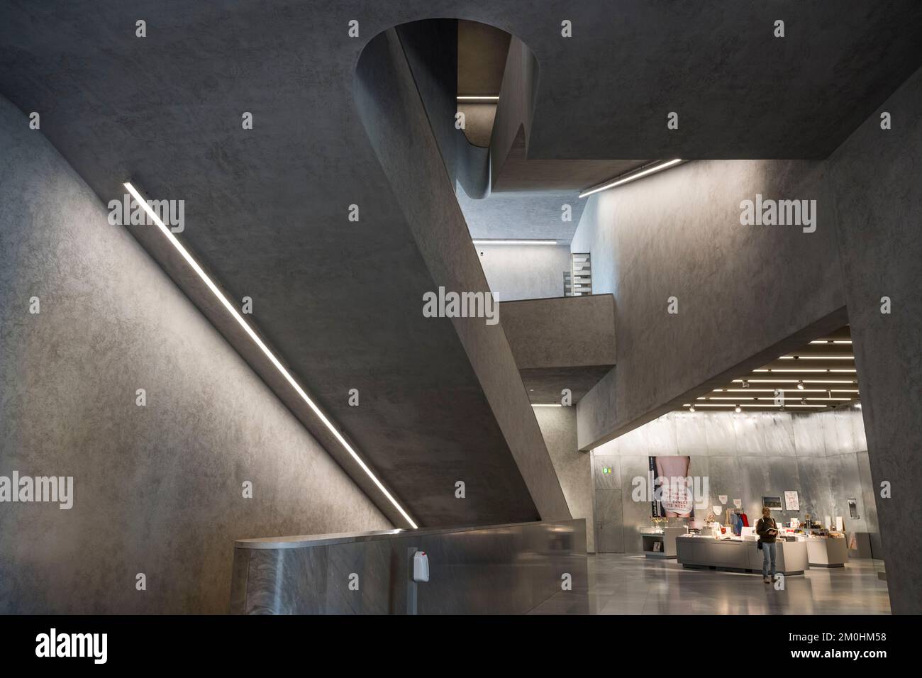 Switzerland, Basel, the Kunstmuseum Basel (art museum) Neubau by the ...